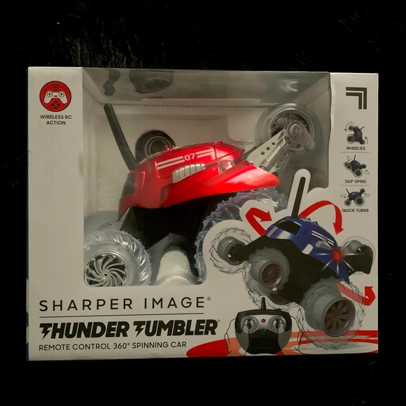 Sharper Image | Toys | Thunder Tumbler Remote Control 36 Spinning Car ...